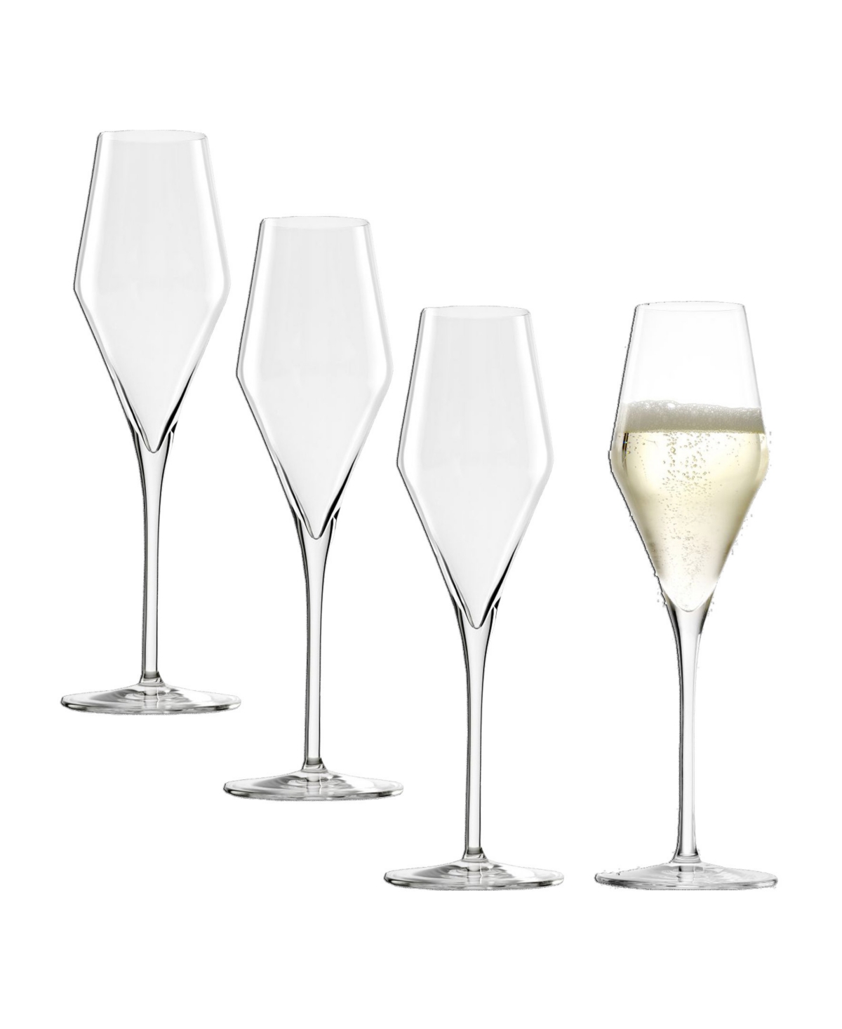 Click here for Stolzle Lausitz Quatrophil Champagne Flutes  Set o... prices
