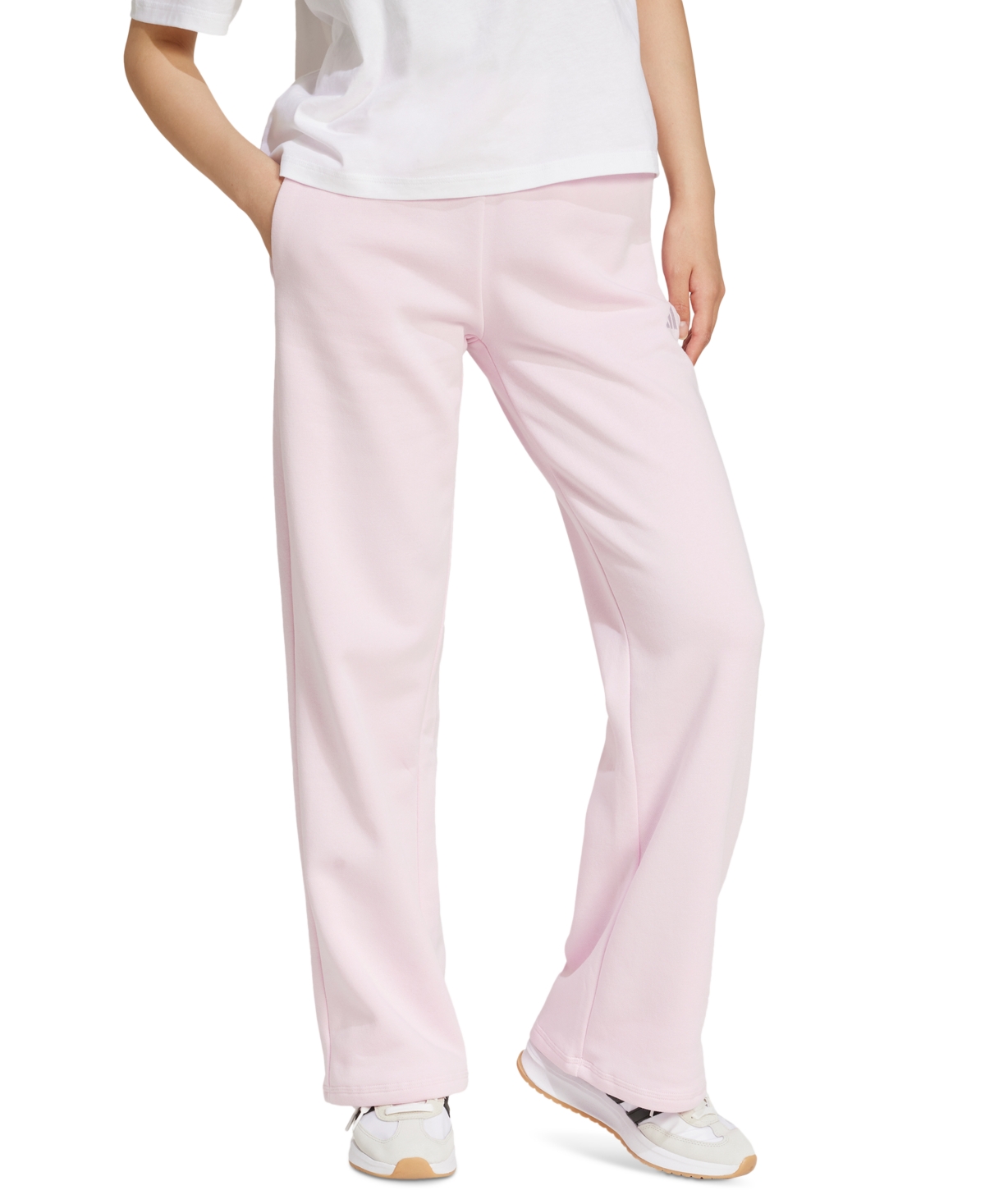 Click here for adidas Womens Essentials Feel Cozy Mid-Rise Open-H... prices