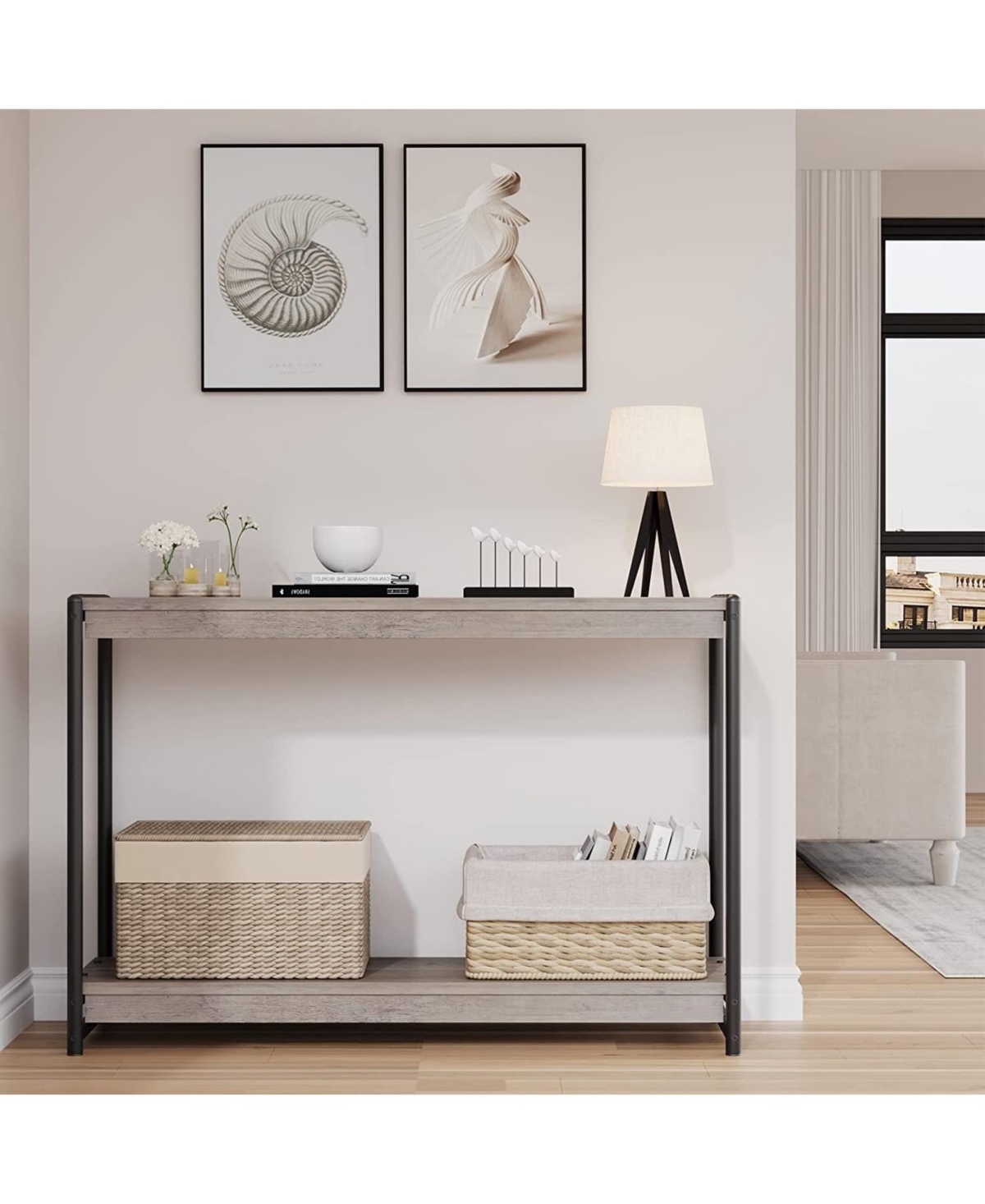 Click here for gaomon Console Table  39.5 Inch Narrow Entryway Ta... prices