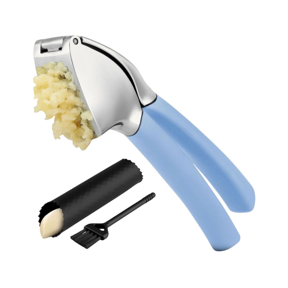 Click here for Garlic Press Comfort Grip with Peeler and Brush -... prices