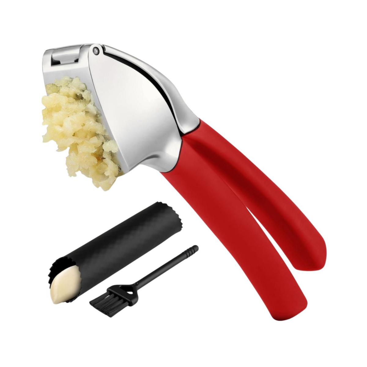 Click here for Garlic Press Comfort Grip with Peeler and Brush -... prices