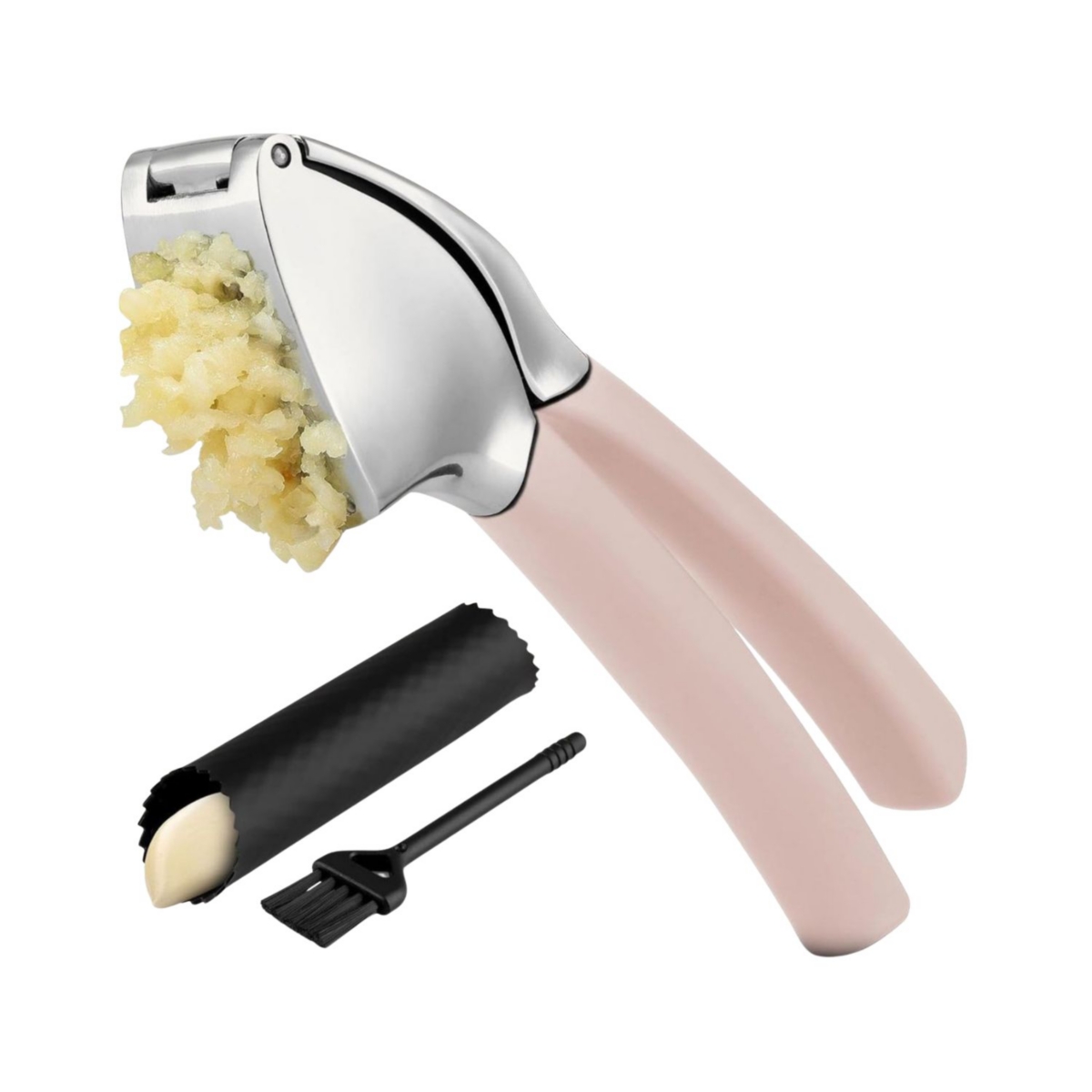 Click here for Garlic Press Comfort Grip with Peeler and Brush -... prices