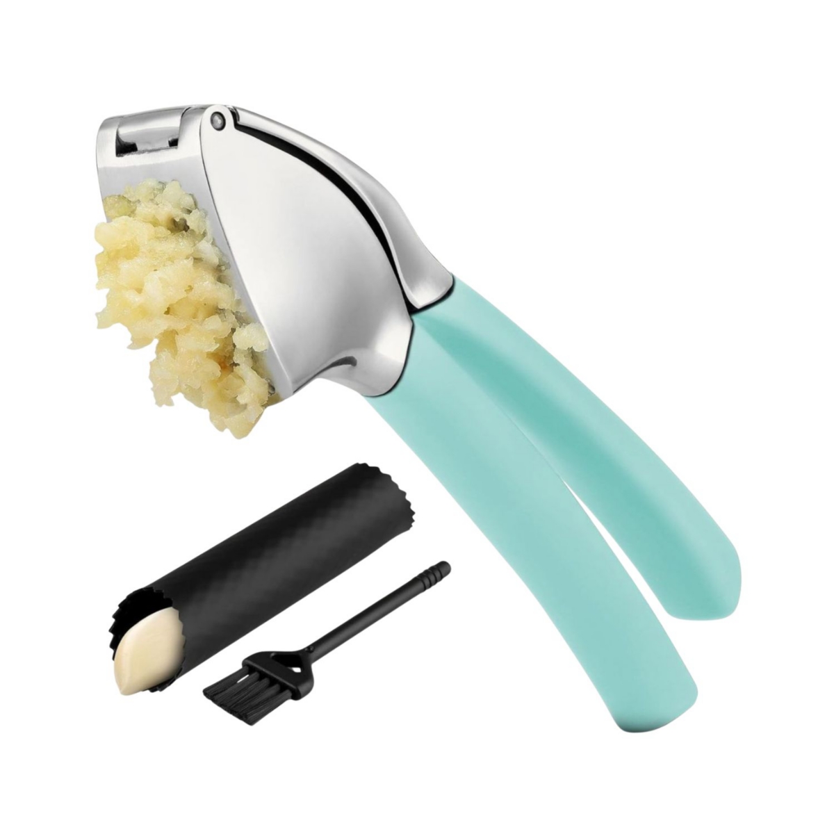 Click here for Garlic Press Comfort Grip with Peeler and Brush -... prices