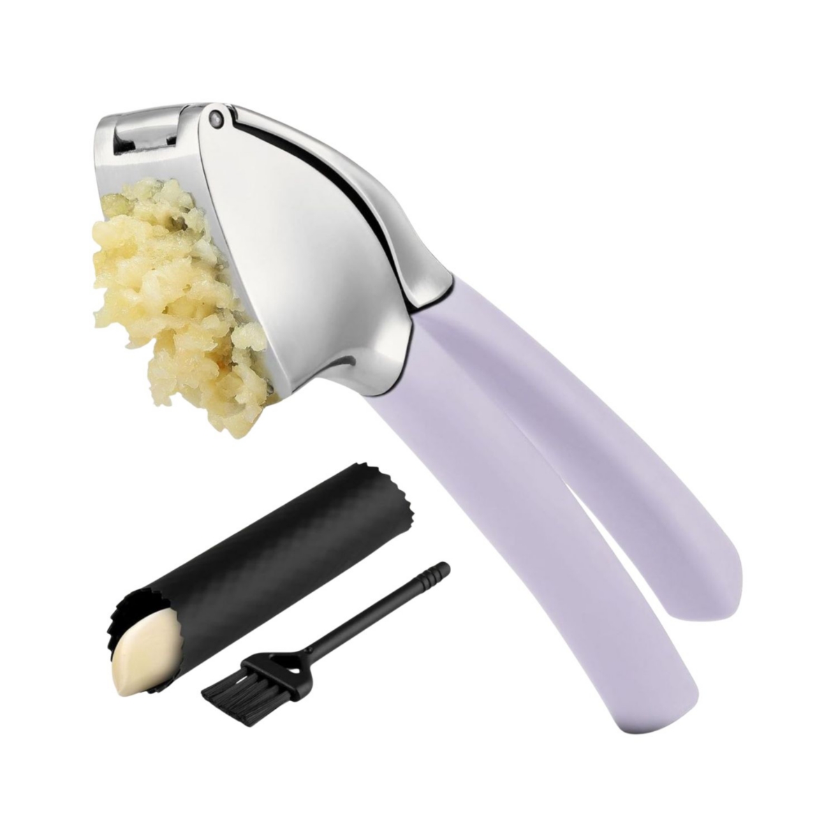 Click here for Garlic Press Comfort Grip with Peeler and Brush -... prices