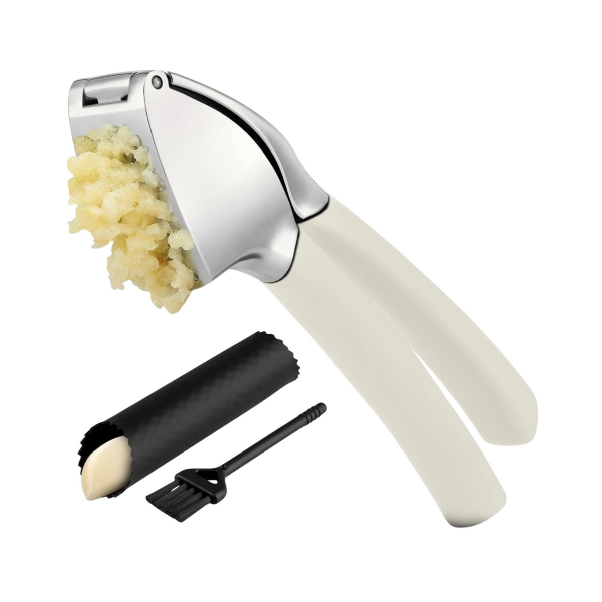 Click here for Garlic Press Comfort Grip with Peeler and Brush -... prices