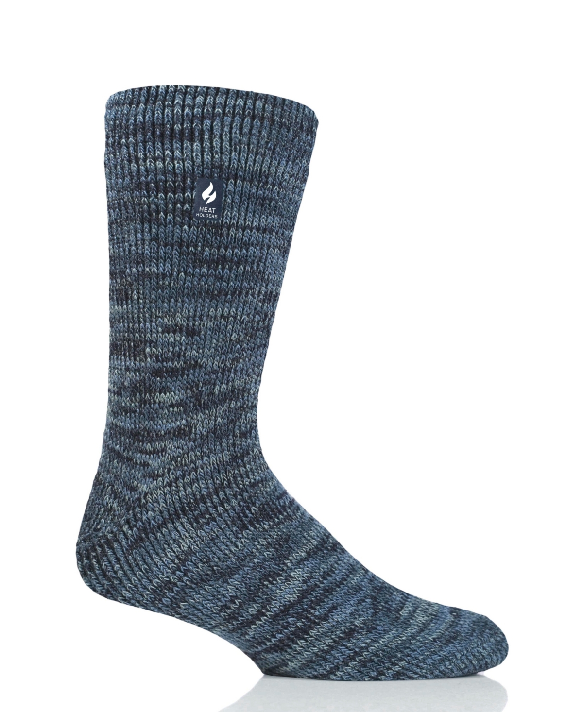 Click here for Heat Holders Mens Jacob Twist Crew Socks - Denim prices