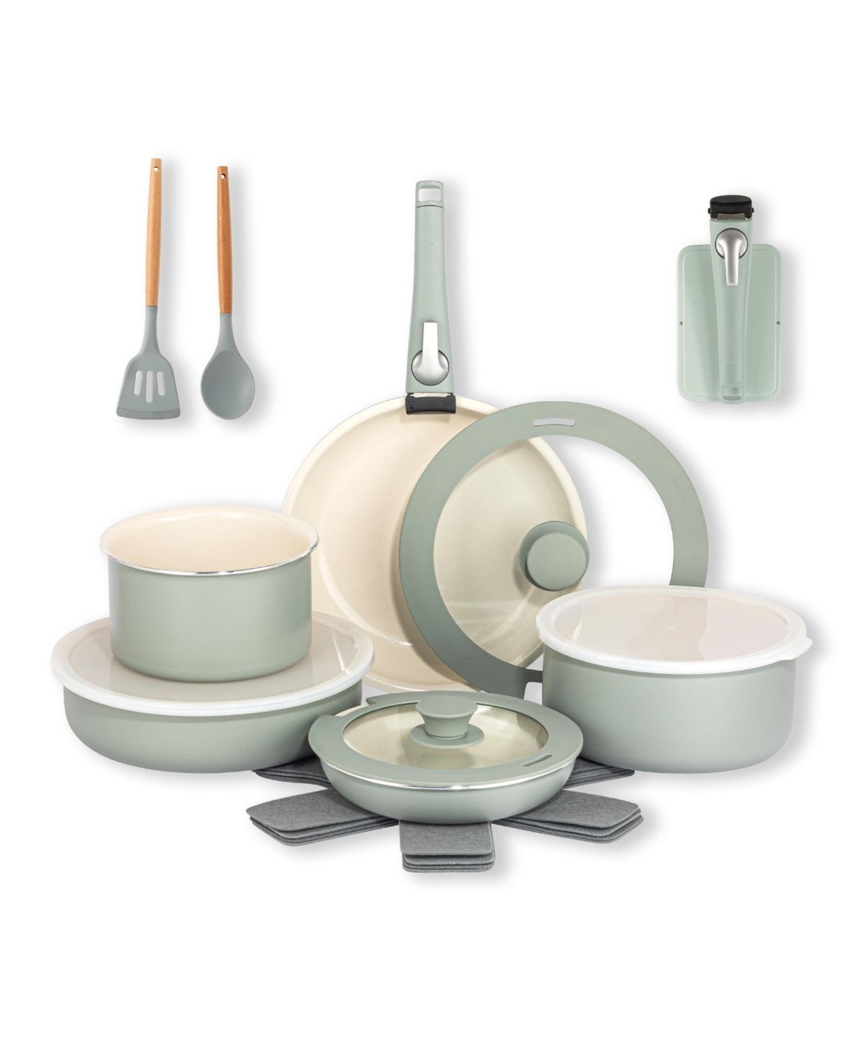 Click here for Gotham Steel 18 Piece Ceramic Nonstick Detachable... prices