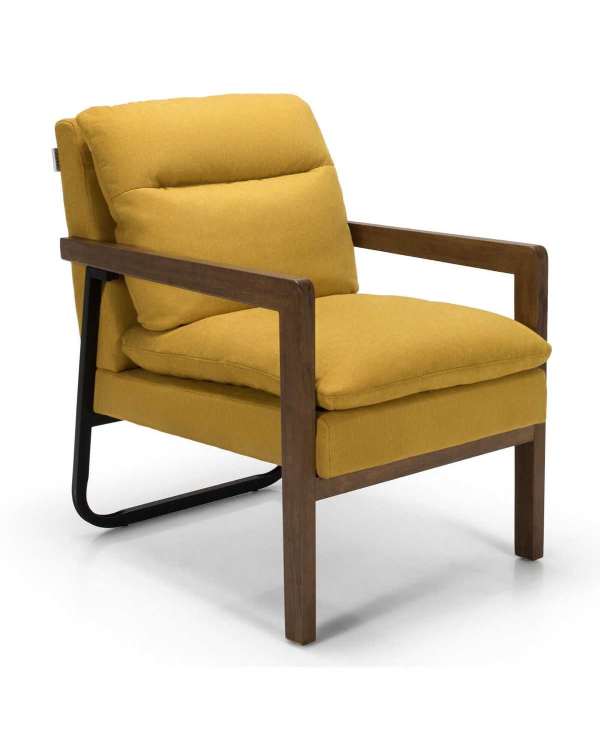 Click here for Gouun Single Sofa Chair with Extra-Thick Padded Ba... prices