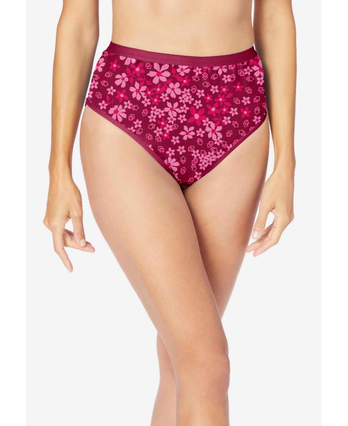 Click here for Comfort Choice Womens Hi-Cut Cotton Brief 5-Pack -... prices