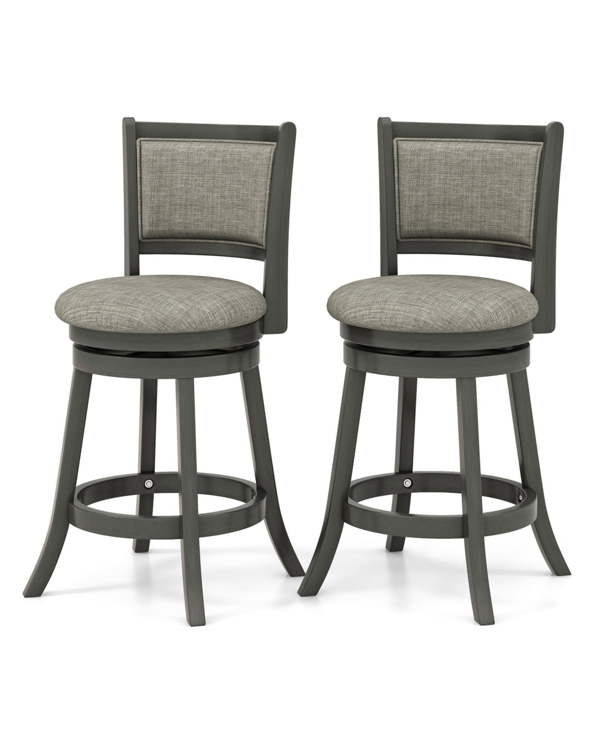 Click here for Gouun Swivel Bar Stools Set of 2 with Soft-padded... prices