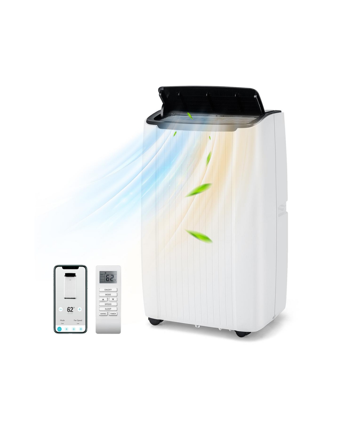 Click here for 12000 Btu Portable Air Conditioner 4-in-1 Smart Wi... prices