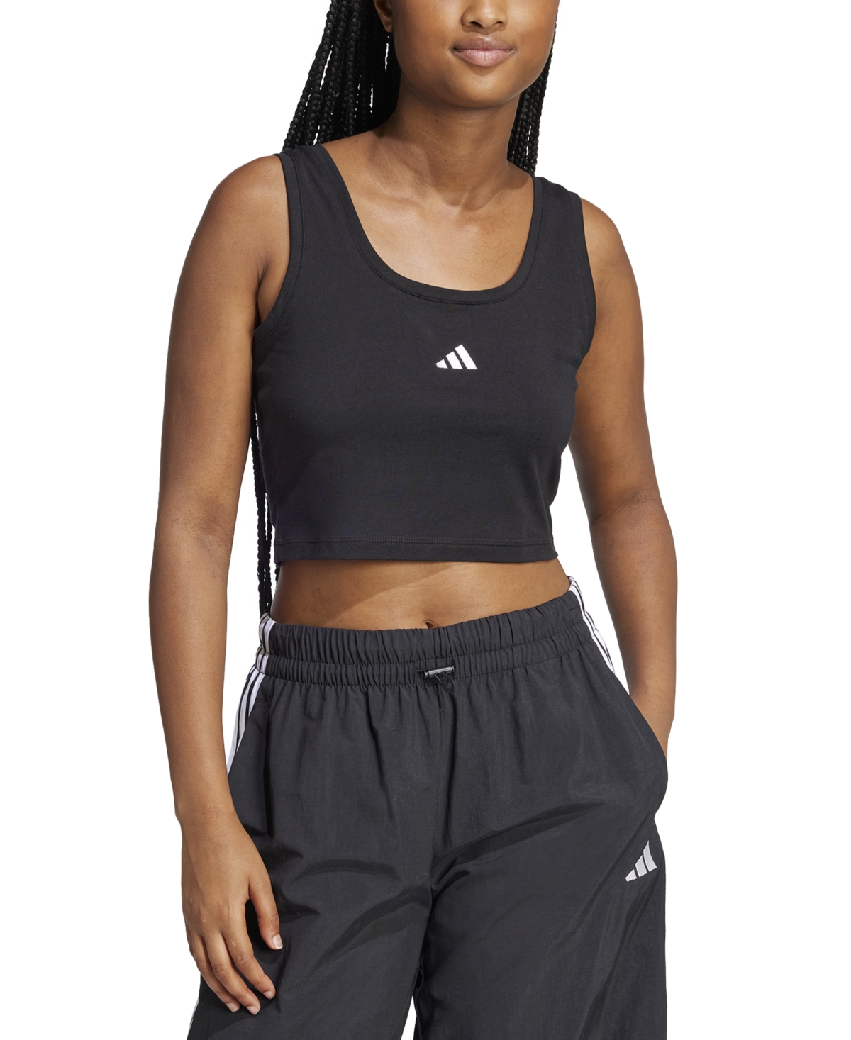 Click here for adidas Womens Essentials Small Logo Cotton Tank To... prices