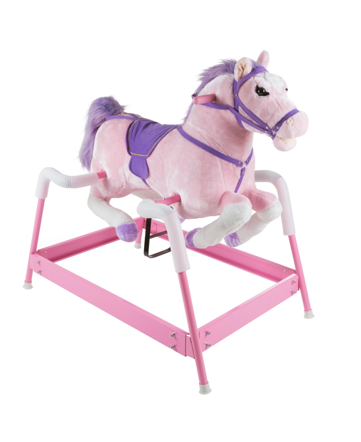 Click here for Happy Trails Kids Ride On Rocking Horse Toy - Pink prices