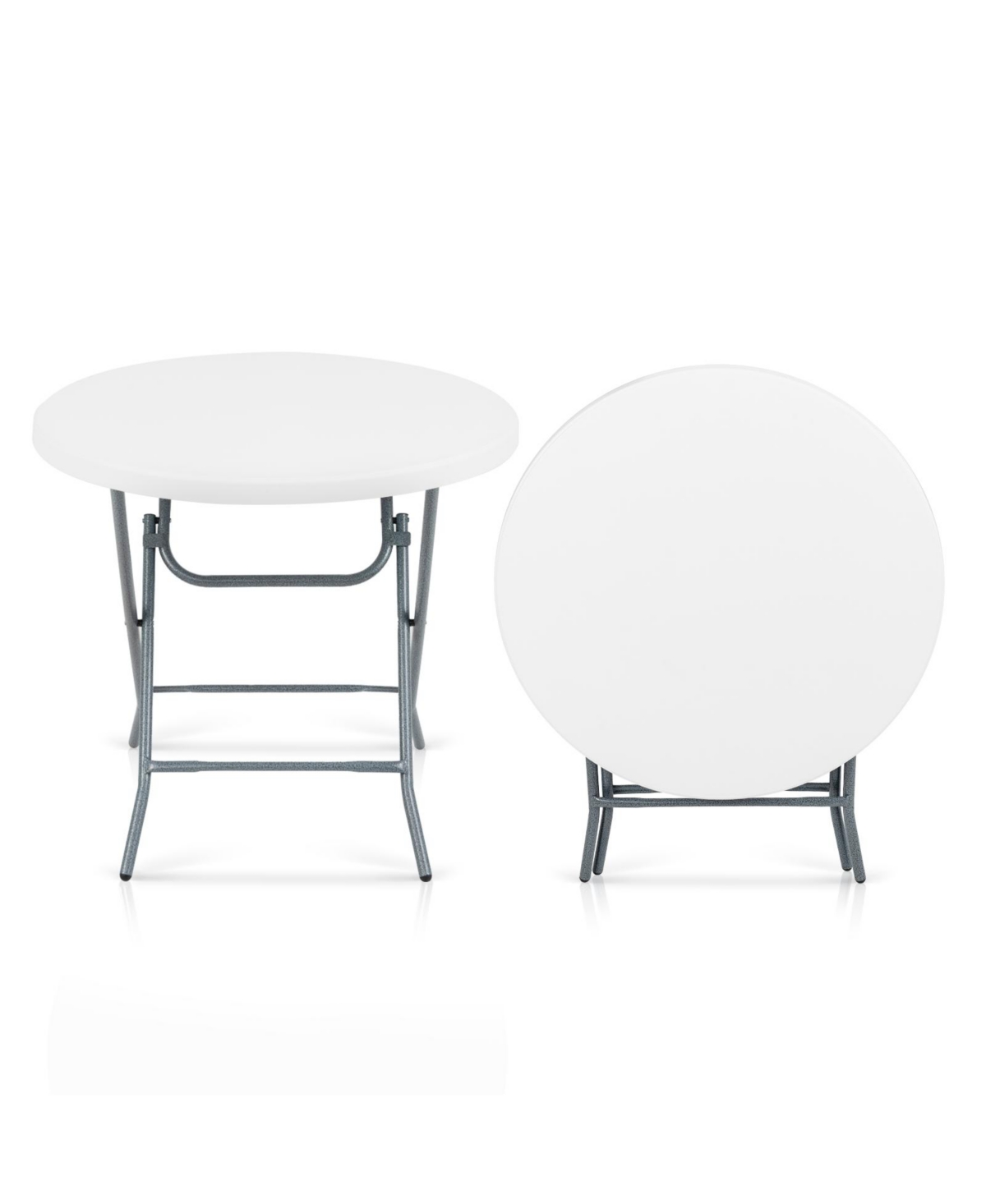 Click here for Gouun 32 Inch Round Folding Table with Thick Table... prices