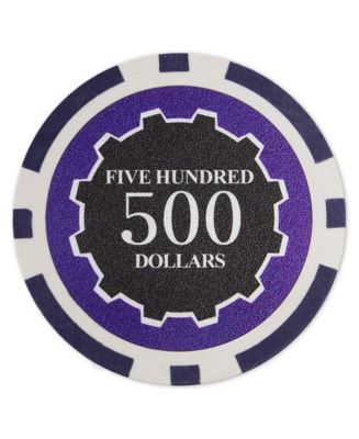 Slickblue Eclipse Poker Chips 25-Pack - Clay Composite, $500 Value Set ...