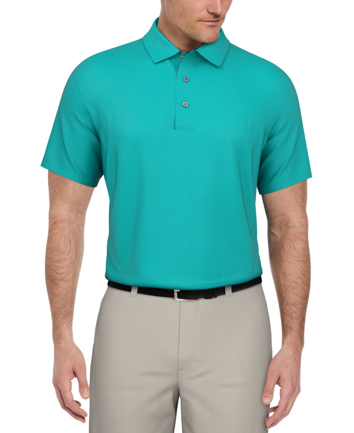Click here for Pga Tour Mens Airflux Solid Mesh Short Sleeve Golf... prices