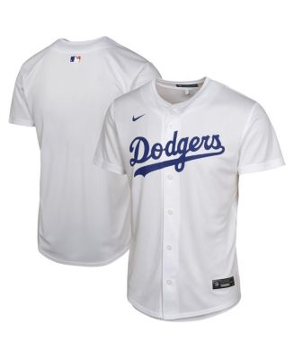 Nike Big Boys and Girls White Los Angeles Dodgers Home Game Jersey - Macy's