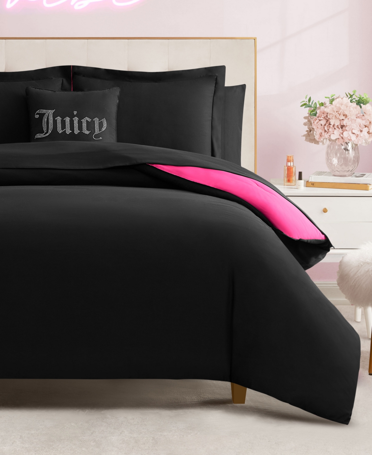 Click here for Juicy Couture Alexis 8-Pc. Comforter Set  King - H... prices