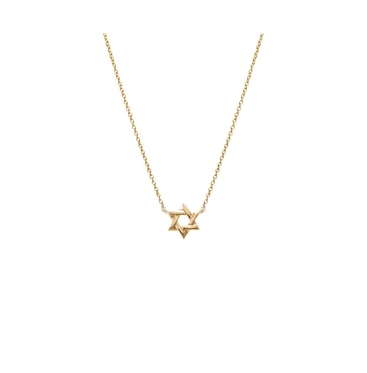 Click here for Mini Solid Star Of David Necklace 14K - 14k gold prices