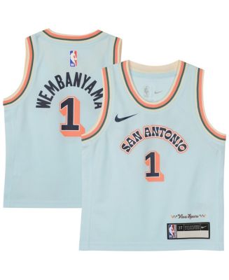 Nike Preschool Victor Wembanyama Light Blue San Antonio Spurs 2024/25 ...