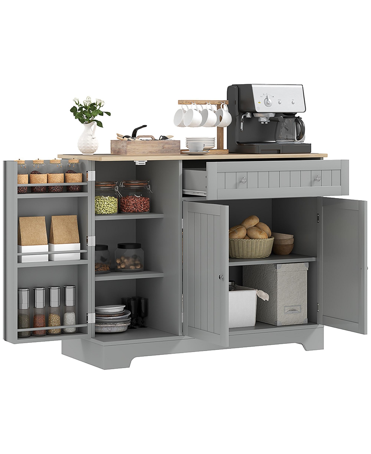 Click here for 41 Sideboard Buffet Cabinet with Storage Drawer  A... prices