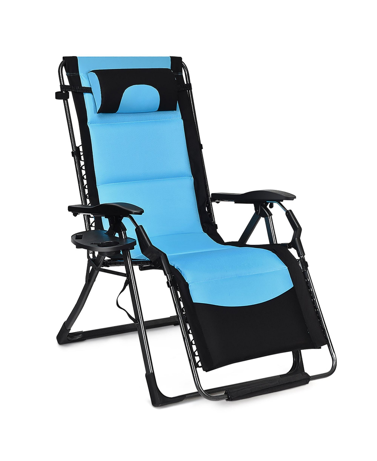 Click here for Outdoor Folding Padded Zero Gravity Oversized - Bl... prices