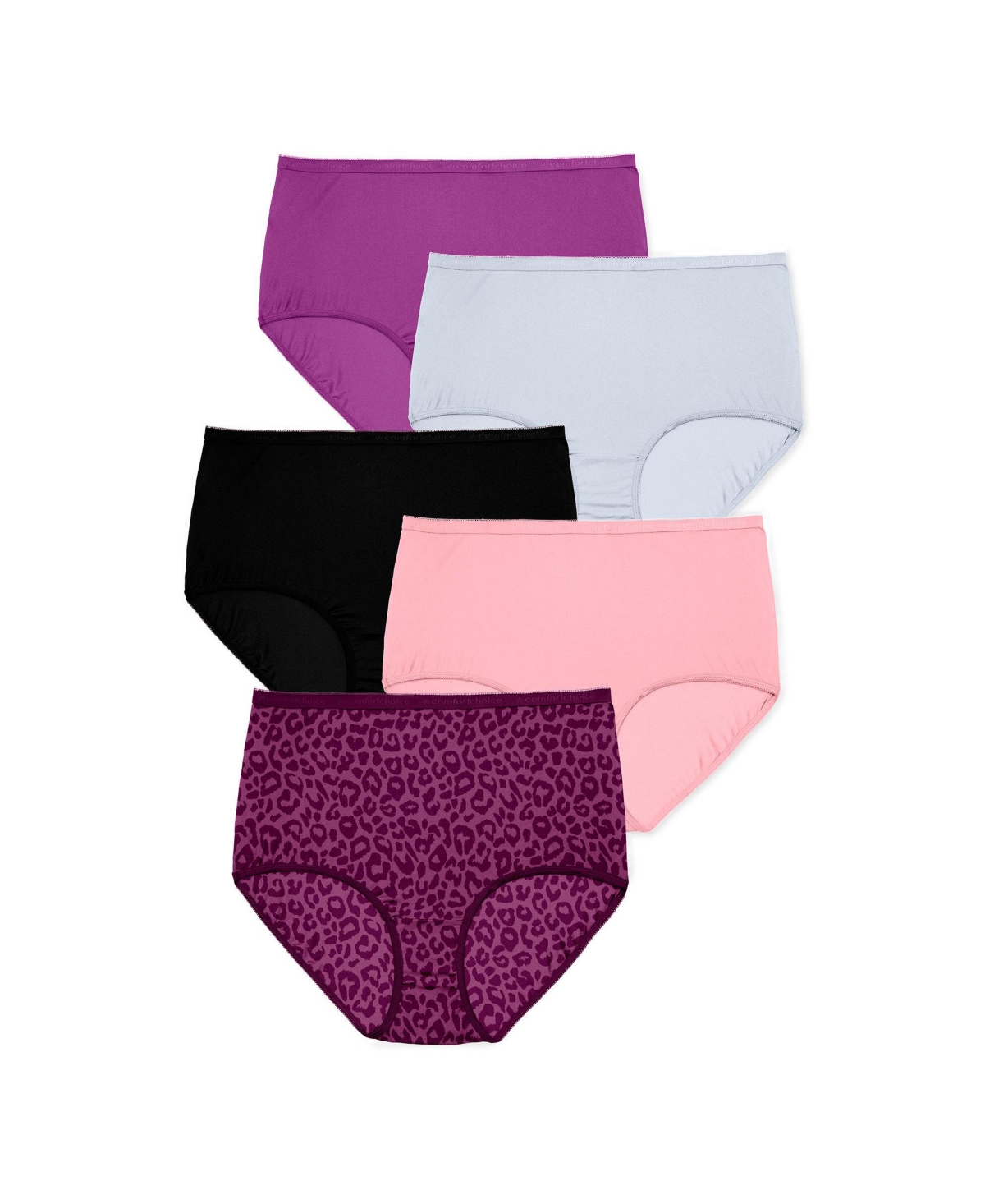 Click here for Comfort Choice Womens Full Coverage Nylon Brief 5-... prices