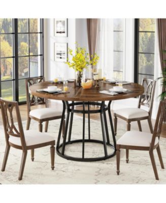 Island Table For Kitchen 17 Stories 31.5" Round Dining Table For 2-4 ...