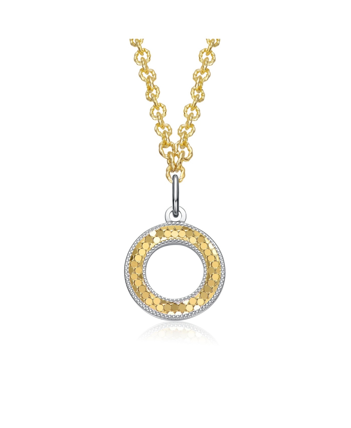Click here for Harmony Two Tone Open Necklace - Gold prices