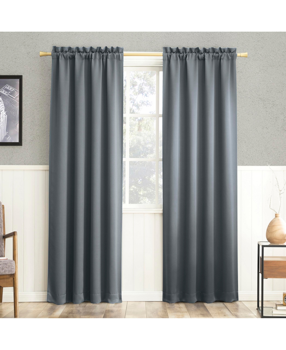 Click here for Preston Energy Saving Blackout Rod Pocket Curtain... prices