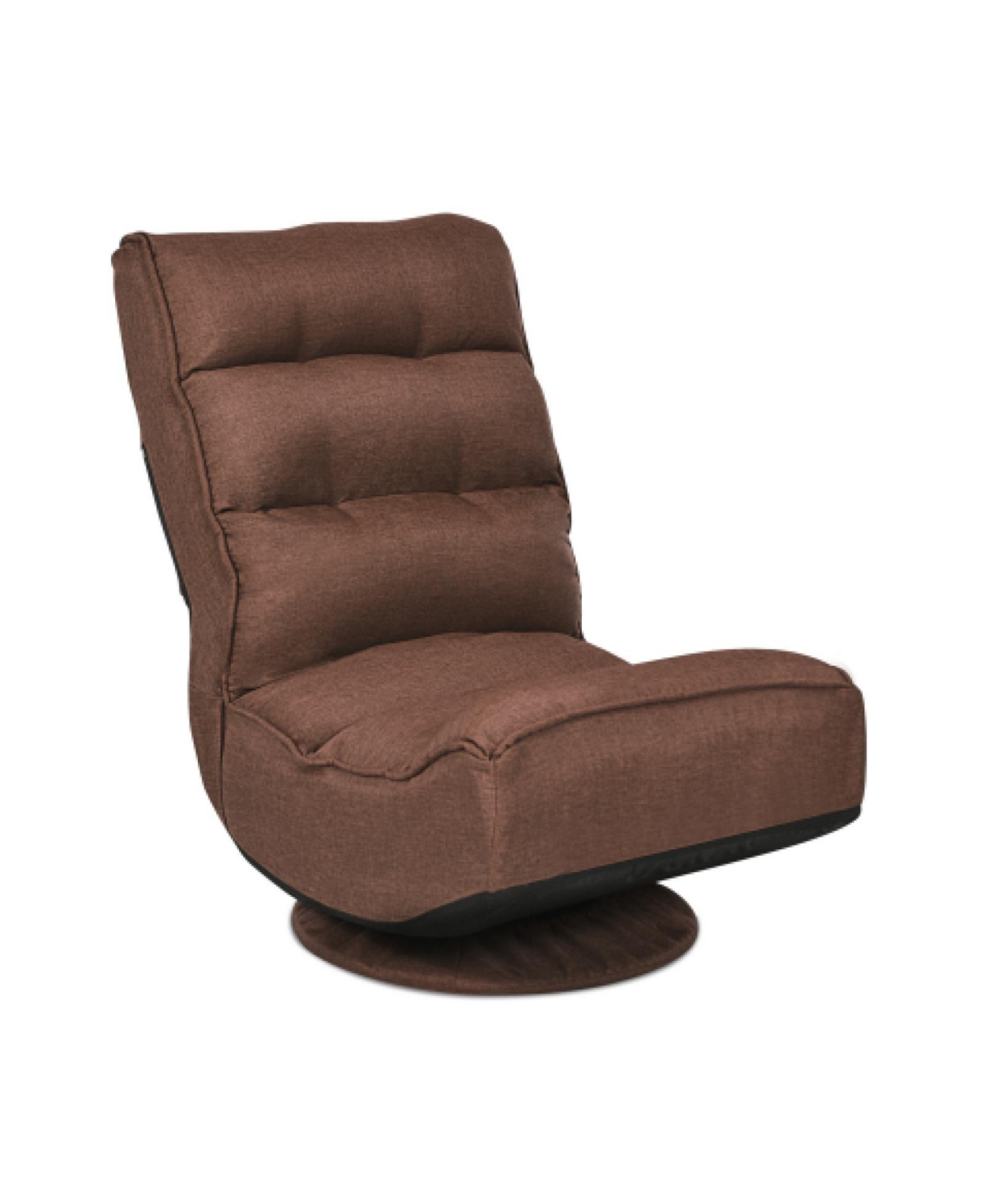 Click here for Gouun 5-Position Folding Floor Gaming Chair - Brow... prices