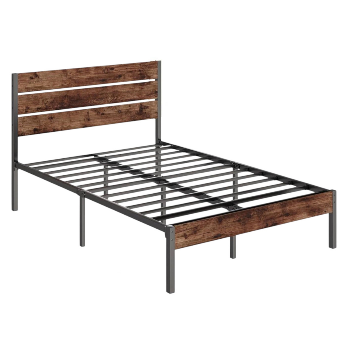 Click here for Slickblue Modern Farmhouse Platform Bed Frame - Ru... prices