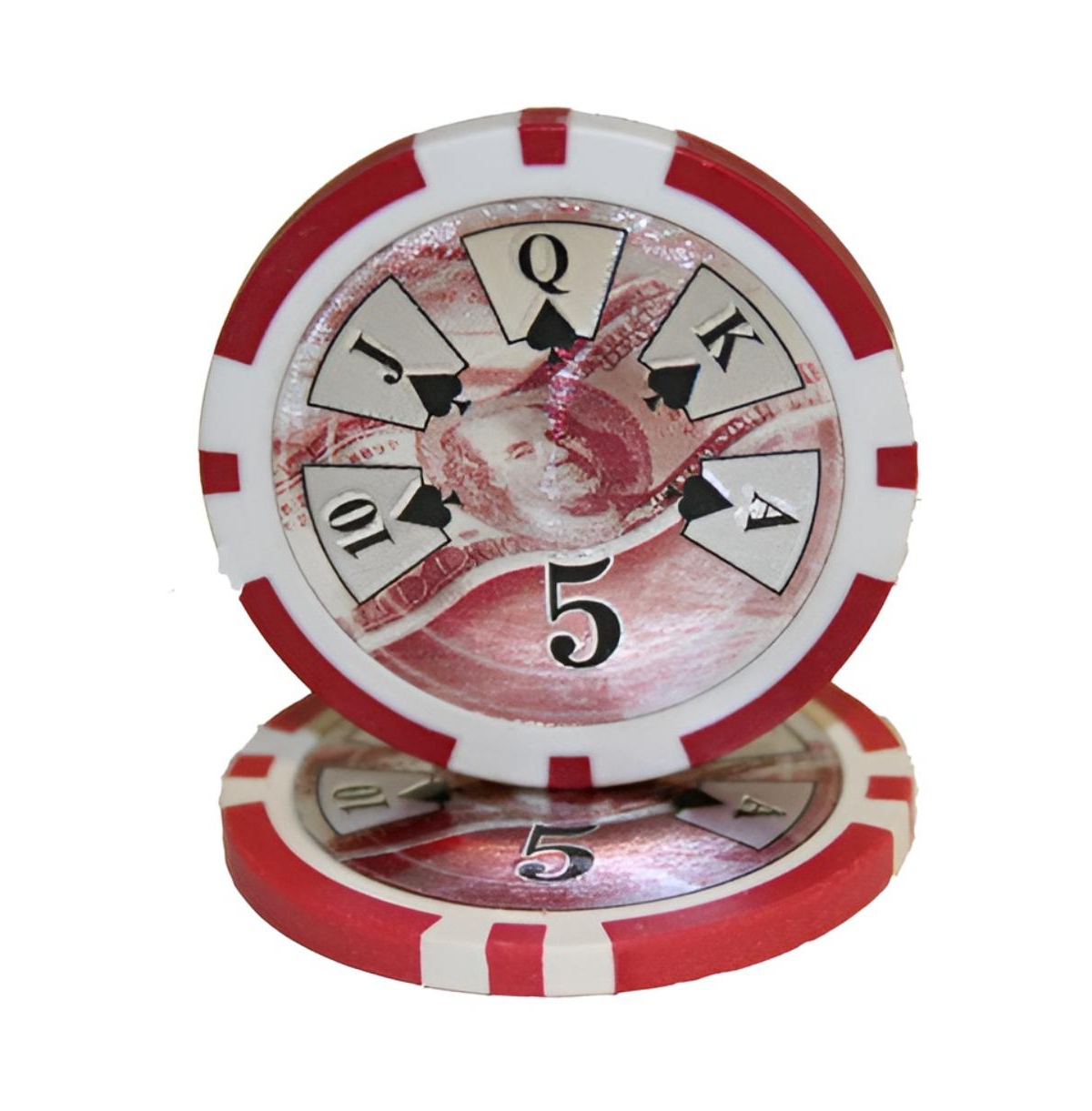 Click here for Slickblue Ben Franklin Holo Inlay Poker Chips (25-... prices