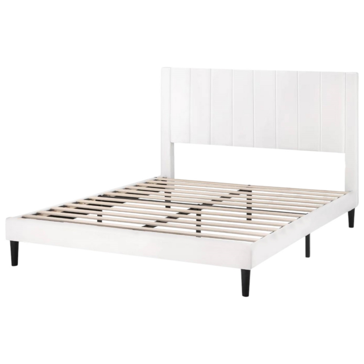 Click here for Velvet Platform Bed Frame with Headboard –... prices