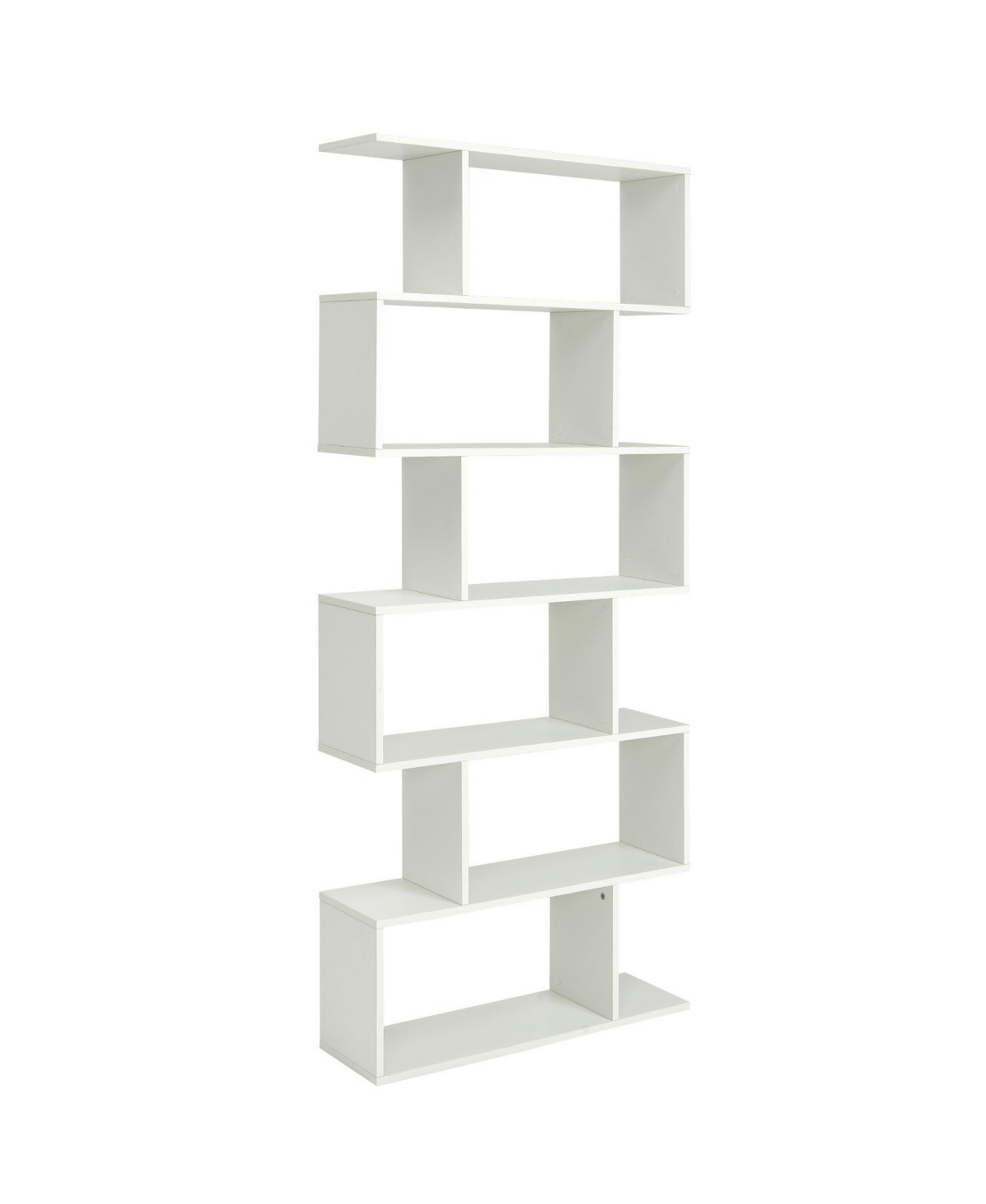 Click here for Gouun 6 Tier S-Shaped Bookshelf Storage Display Bo... prices