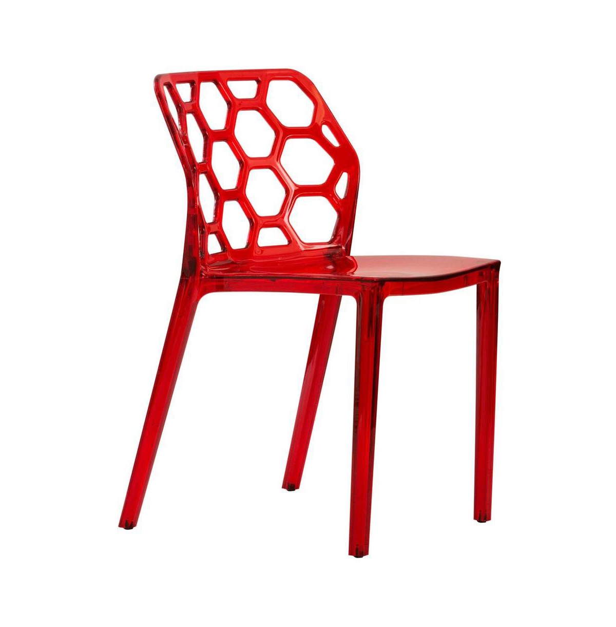 Click here for LeisureMod Modern Dynamic Dining Chair - Red prices