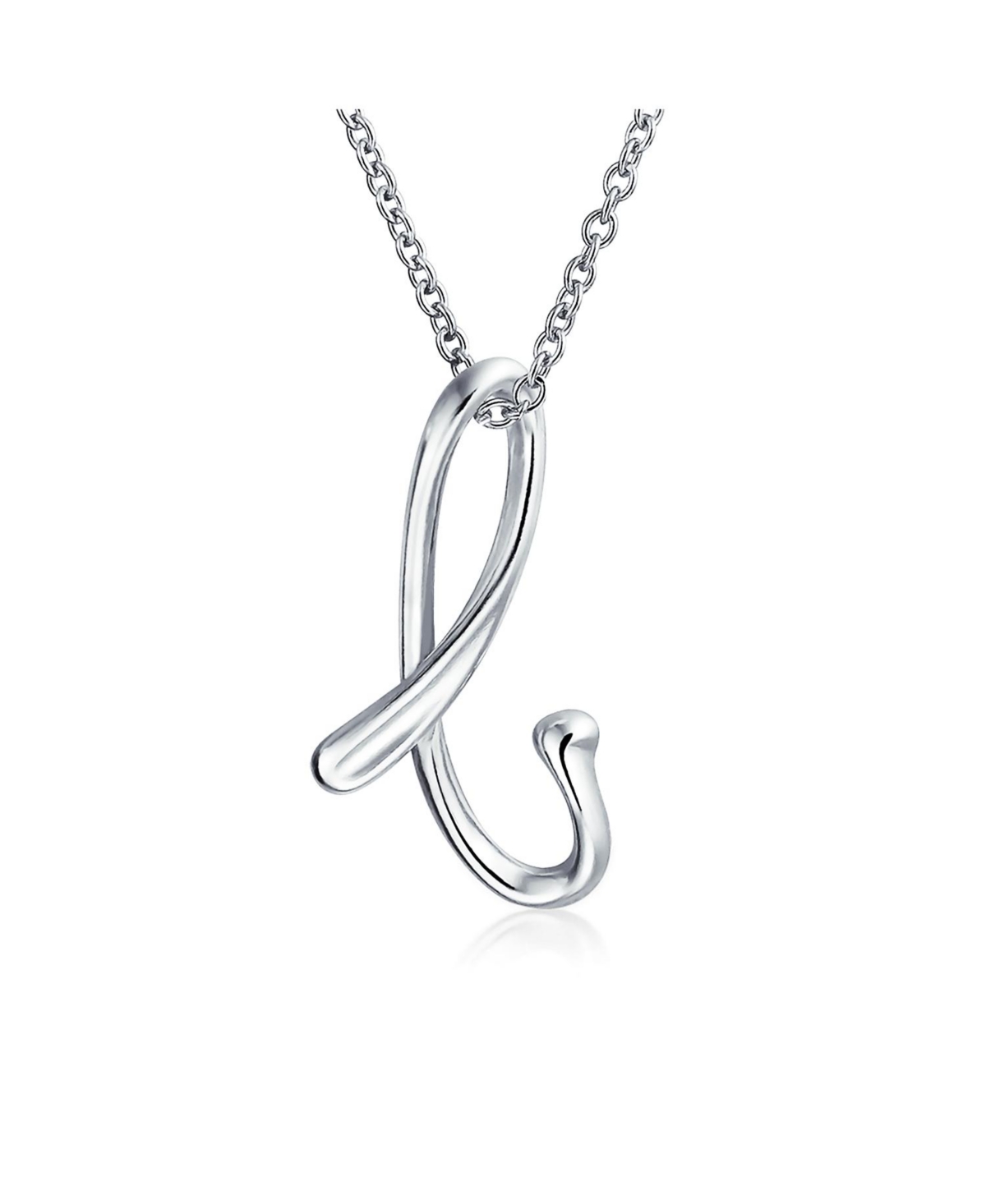 Click here for Bling Jewelry Alphabet Initial Pendant Necklace .9... prices