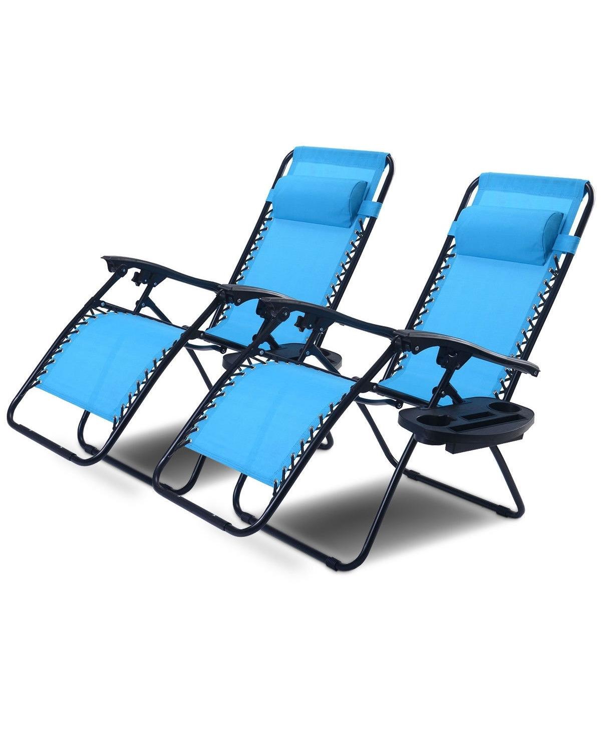 Click here for Slickblue Set of 2 Folding Outdoor Zero Gravity Lo... prices
