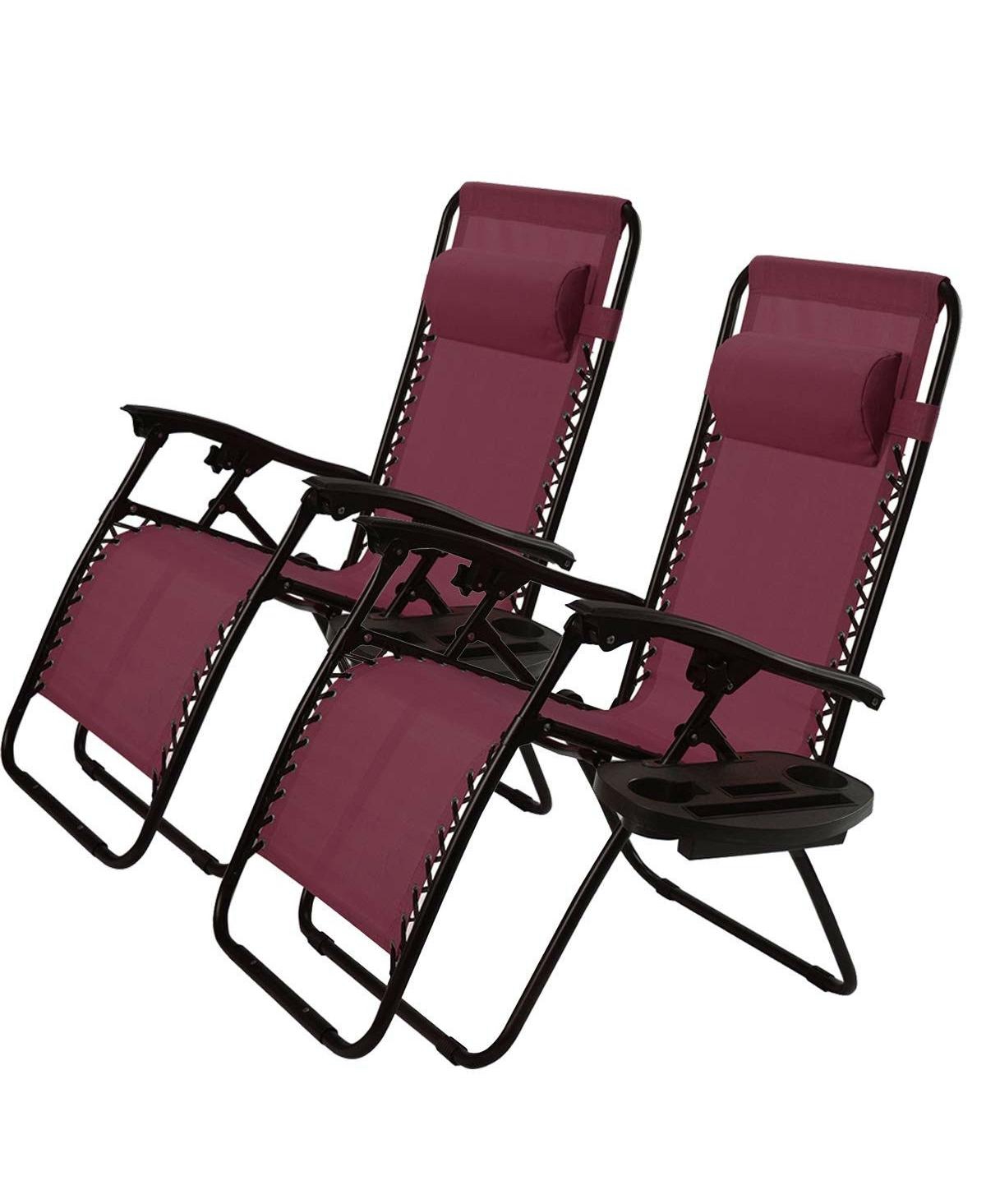 Click here for Slickblue Set of 2 Folding Outdoor Zero Gravity Lo... prices