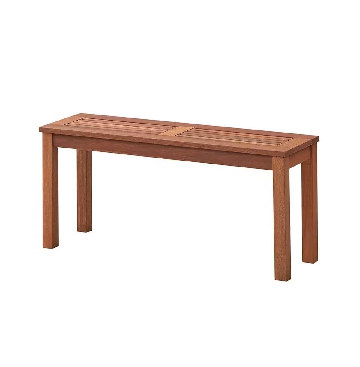 Click here for Slickblue Solid Wood Outdoor 2-Seat Backless Garde... prices