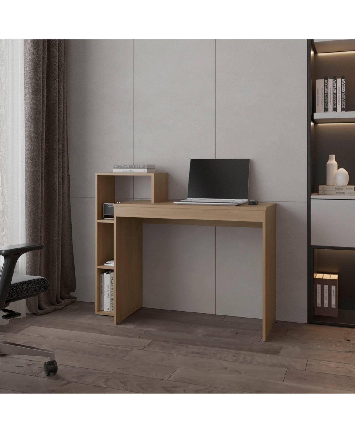 Click here for Fm Furniture Salome Computer Desk with Open Storag... prices