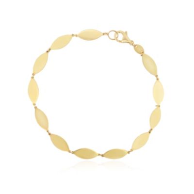 The Lovery Gold Petal Bracelet 14K Gold - Macy's