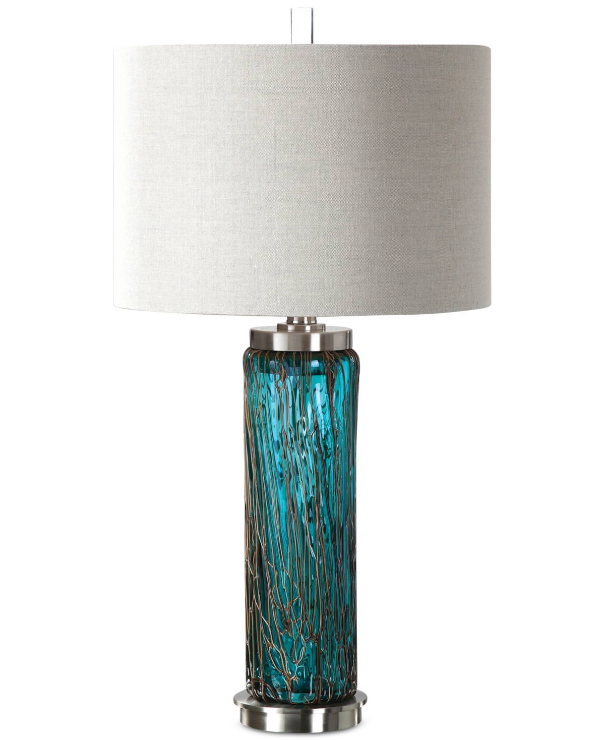 Click here for Uttermost Almanzora Glass Table Lamp prices