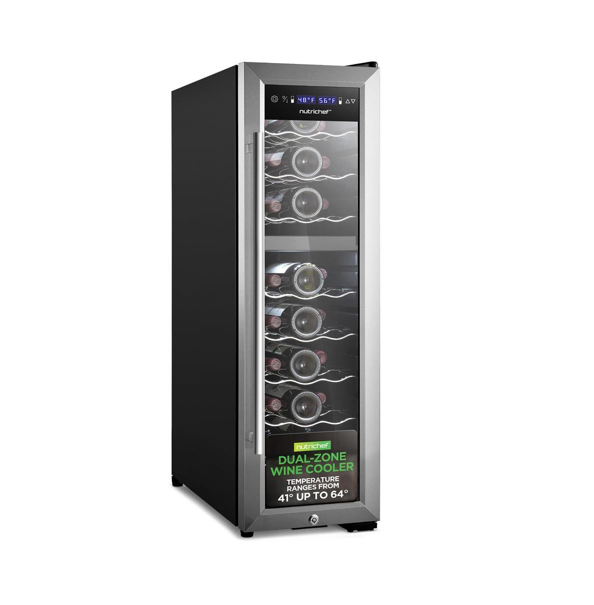 Click here for NutriChef Wine Chilling Refrigerator  24-Bottle Ca... prices