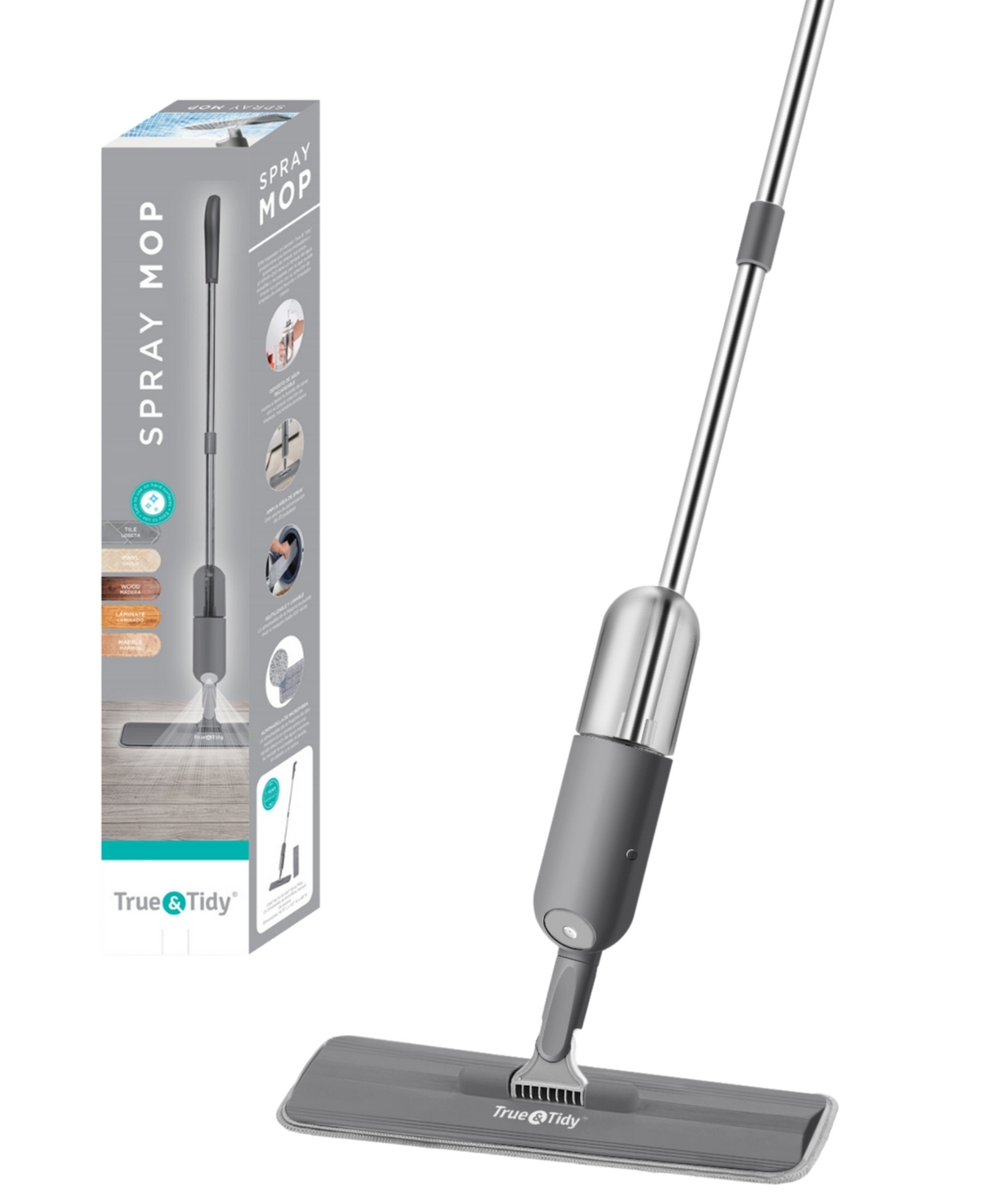 Click here for True & Tidy Spray-250 Reusable Spray Mop with Refi... prices