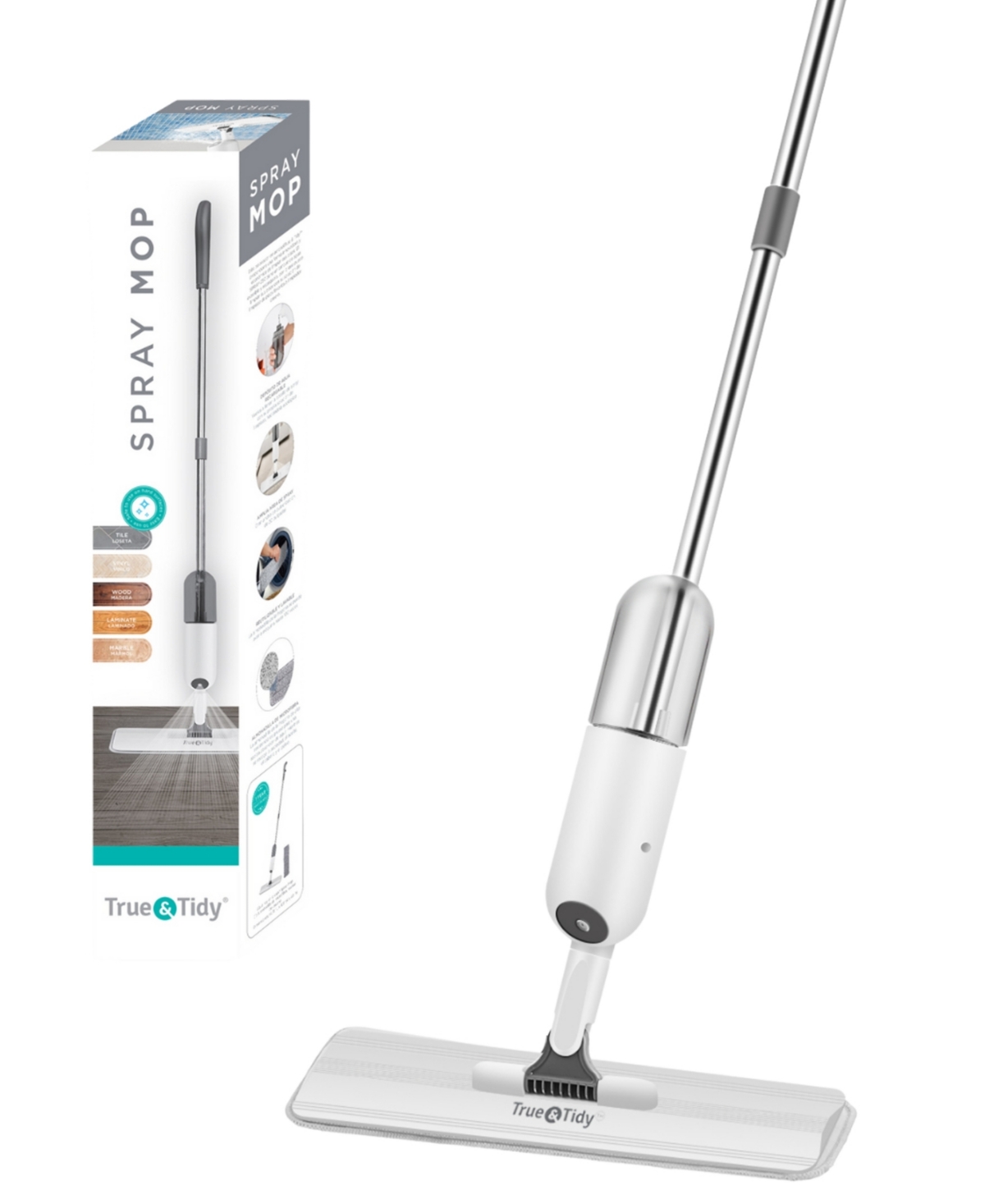Click here for True & Tidy Spray-250 Reusable Spray Mop with Refi... prices
