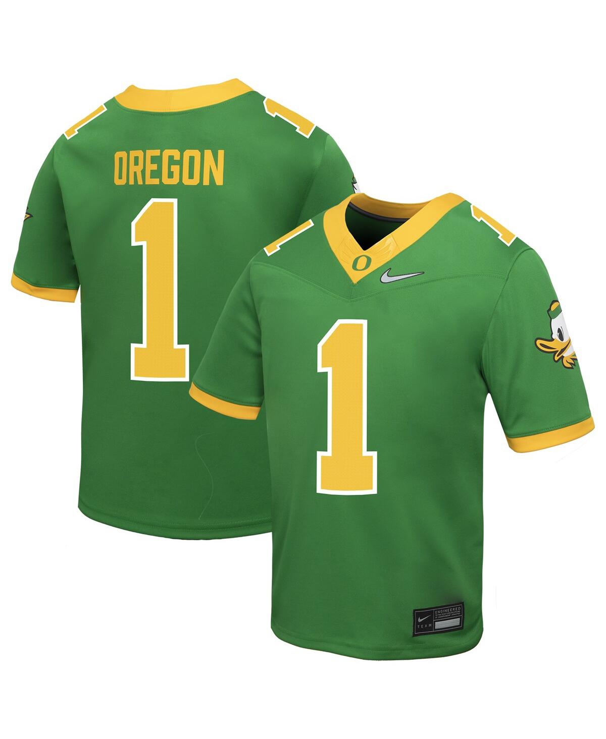 Click here for Nike Big Boys and Girls 1 Apple Green Oregon Ducks... prices