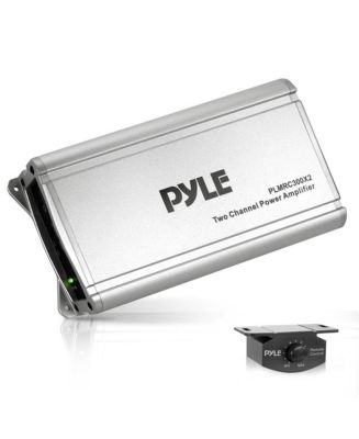 Pyle 2-Channel Weather-Resistant Audio Amplifier, Compact Class D ...