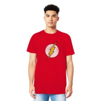 Dc Flash Mens DC Comics Flash Flash Logo Short Sleeve Adult Tee / T ...