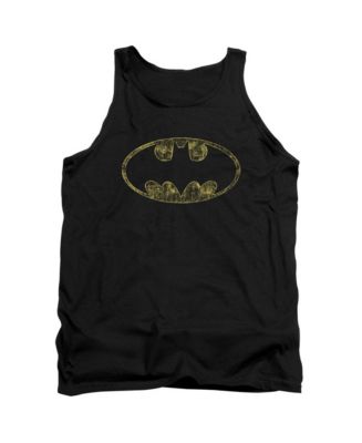 Batman Men's Tattered Logo Adult Tank Top - Macy's